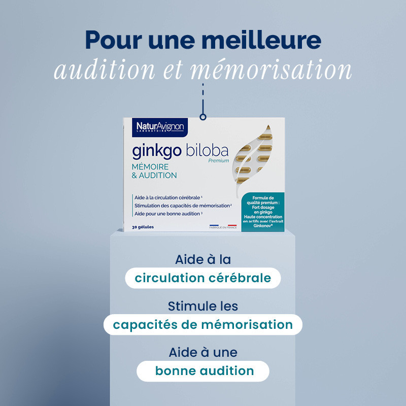 Programme Ginkgo et MémoNat - Complément alimentaire mémoire