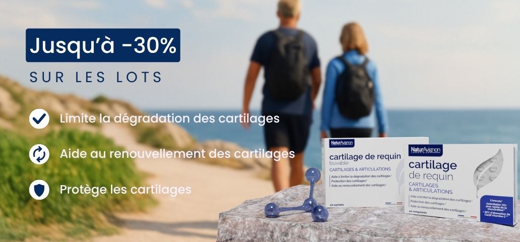 Compléments alimentaires à base de cartilage de requin